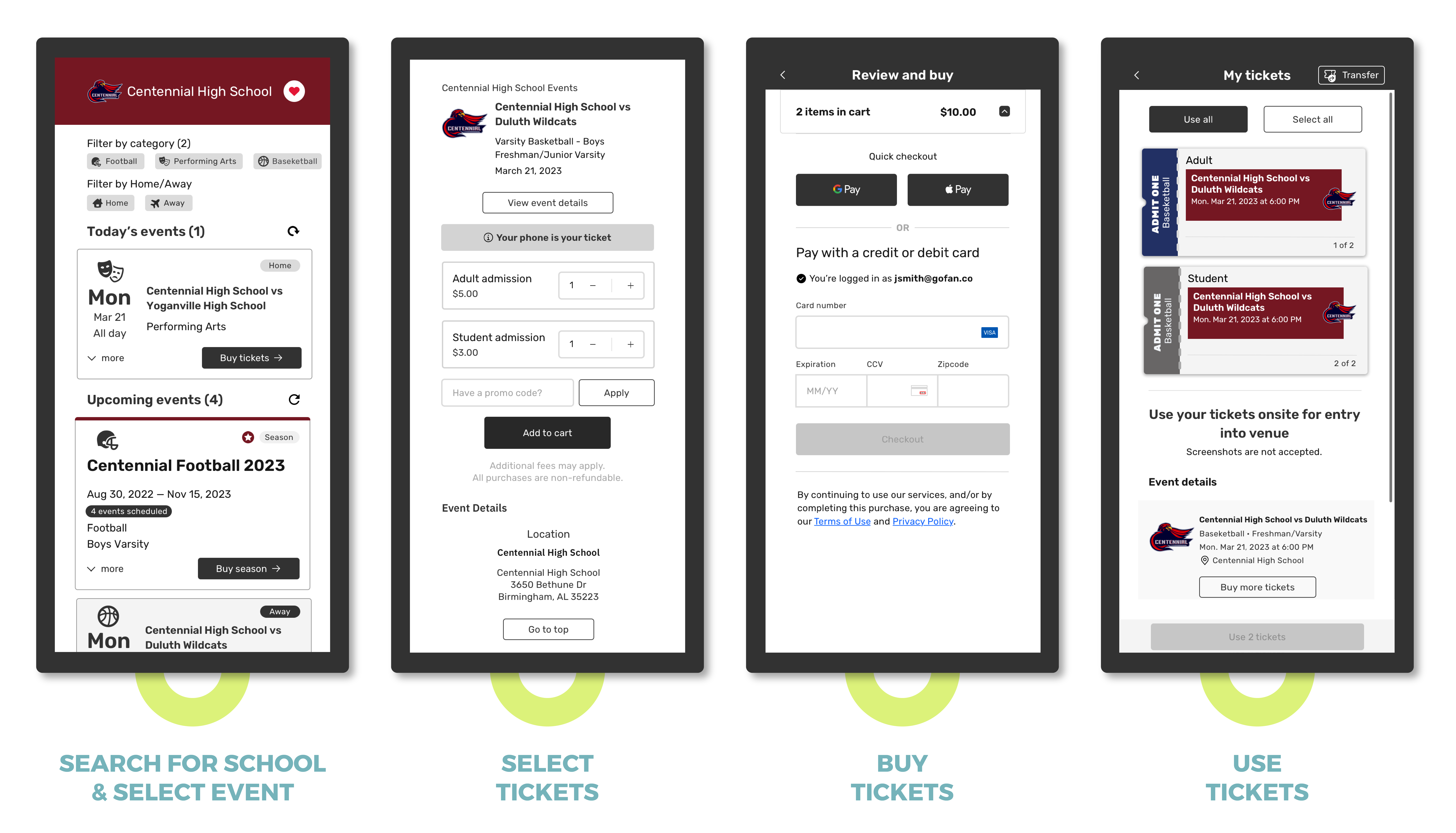 How to Buy, Use, and Transfer Tickets | Downloadable Guides | GoFan