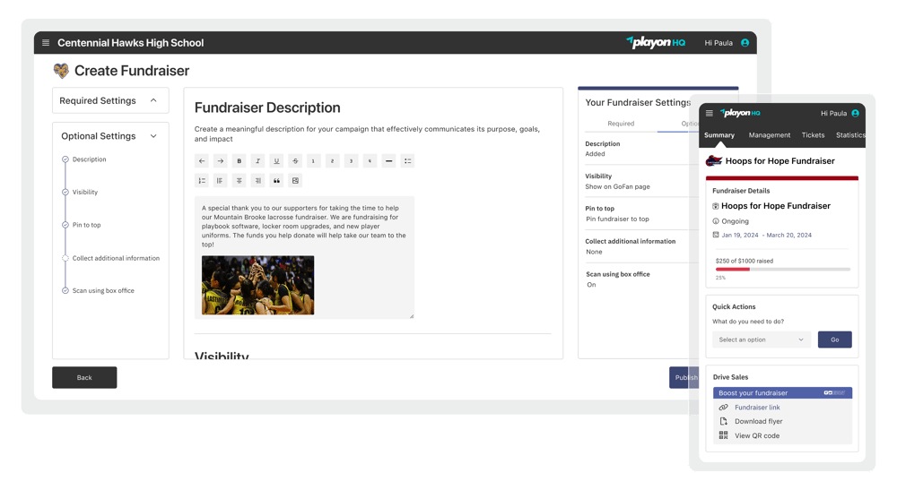 GoFan | Ticketing, Concessions, Fundraising