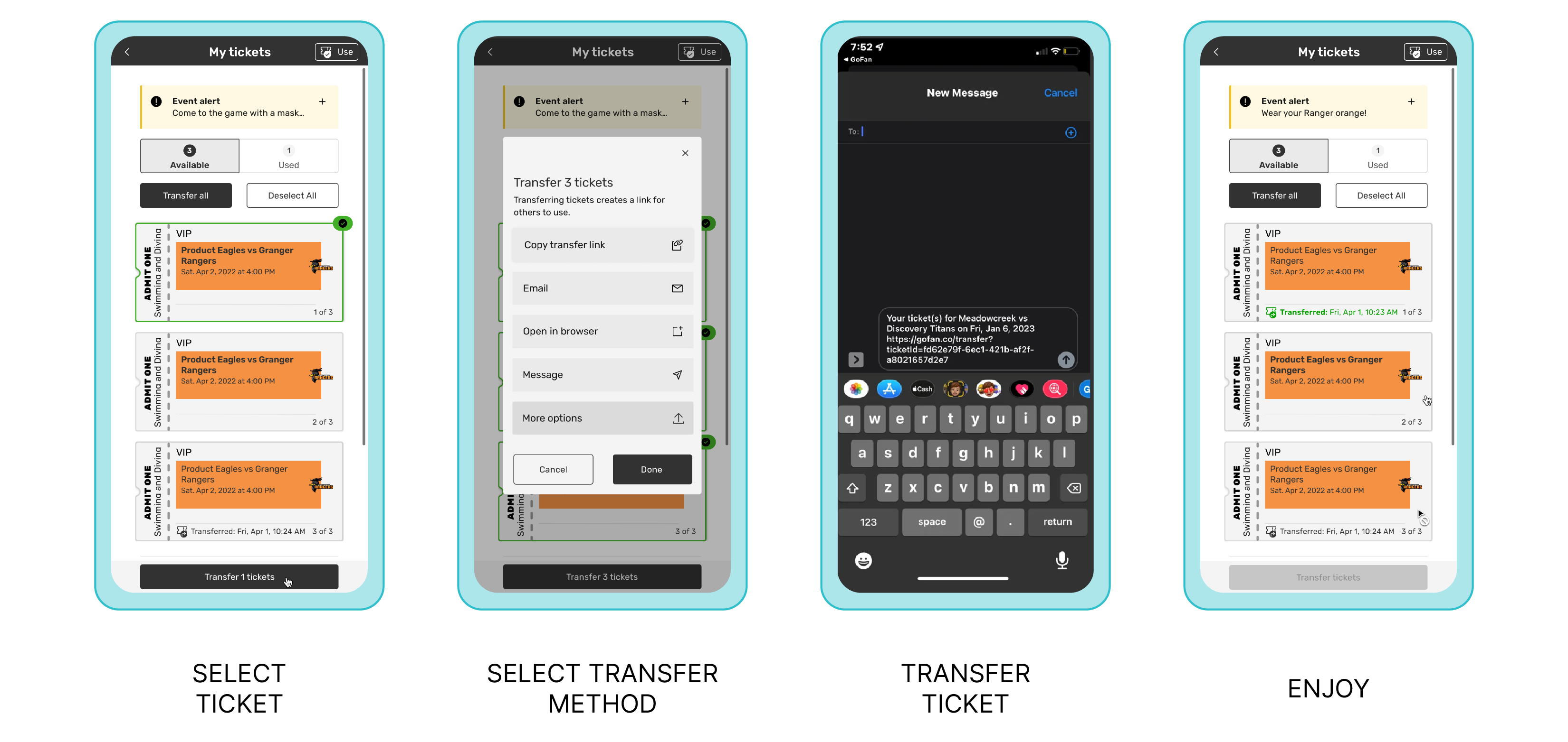 How to Buy, Use, and Transfer Tickets | Downloadable Guides | GoFan