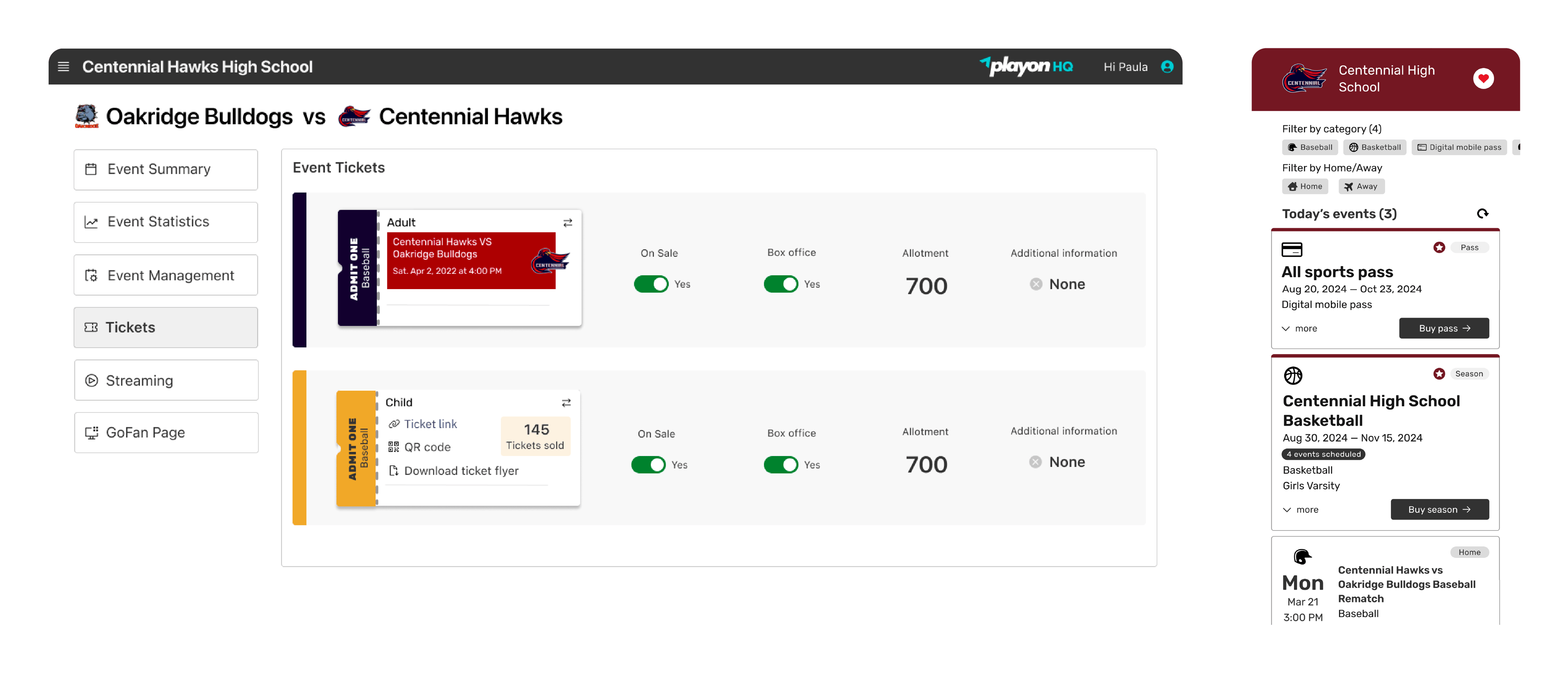 GoFan | Ticketing, Concessions, Fundraising